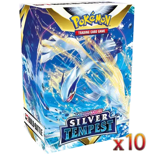 Sword & Shield: Silver Tempest - Build & Build Battle Box Display (10